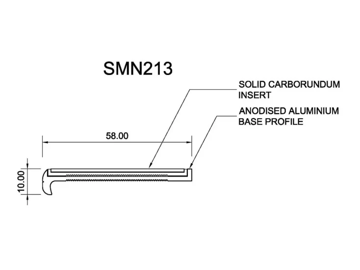 SMI503 Anti-Slip Stainless Steel Insert Stair Nosing Strips NZ