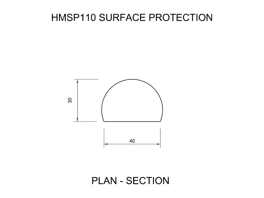 HMSP110 Polyurethane Foam Surface Guard Impact Protection NZ